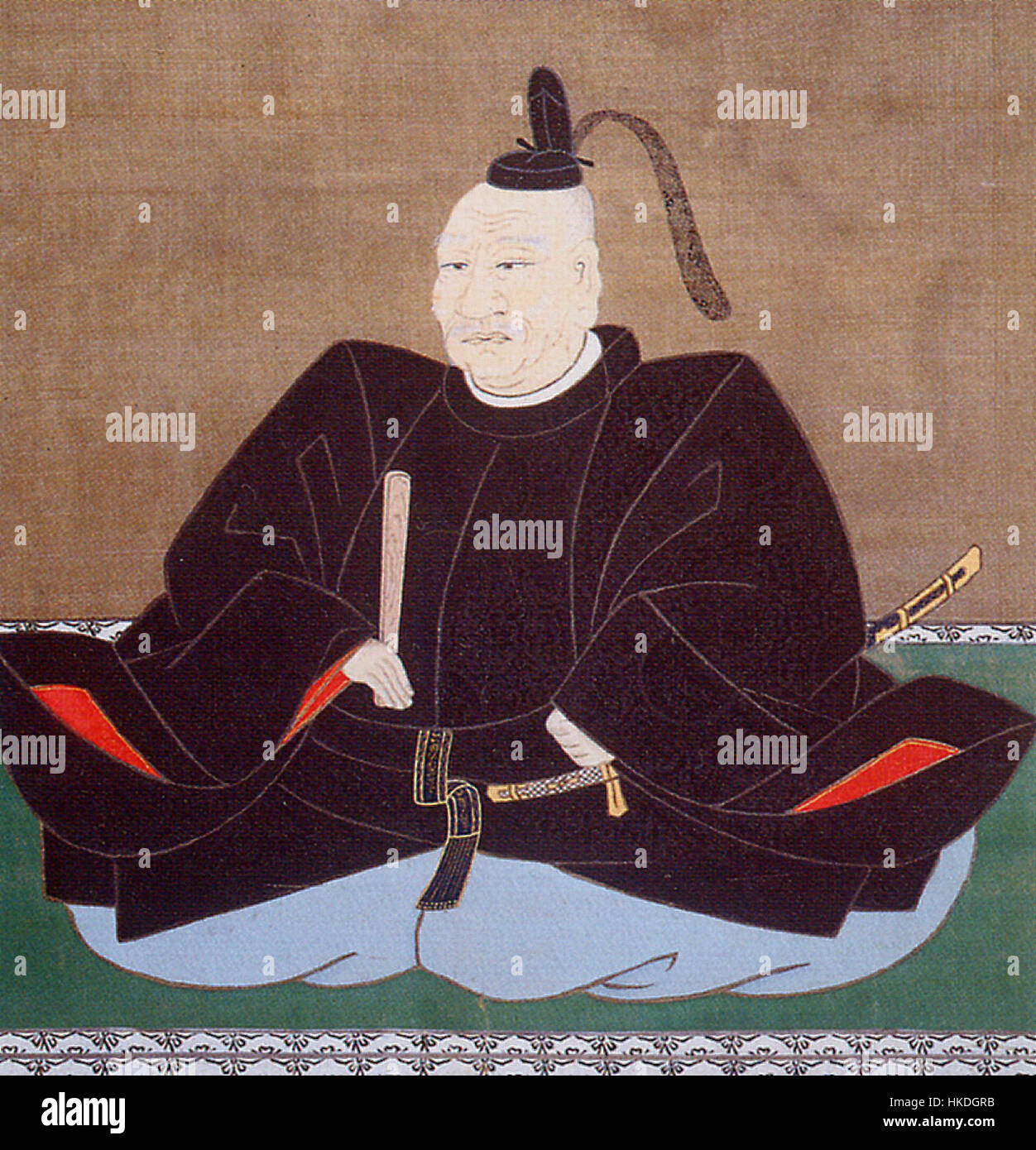 A historical artwork titled *Toudou Takatora*, likely depicting the ...
