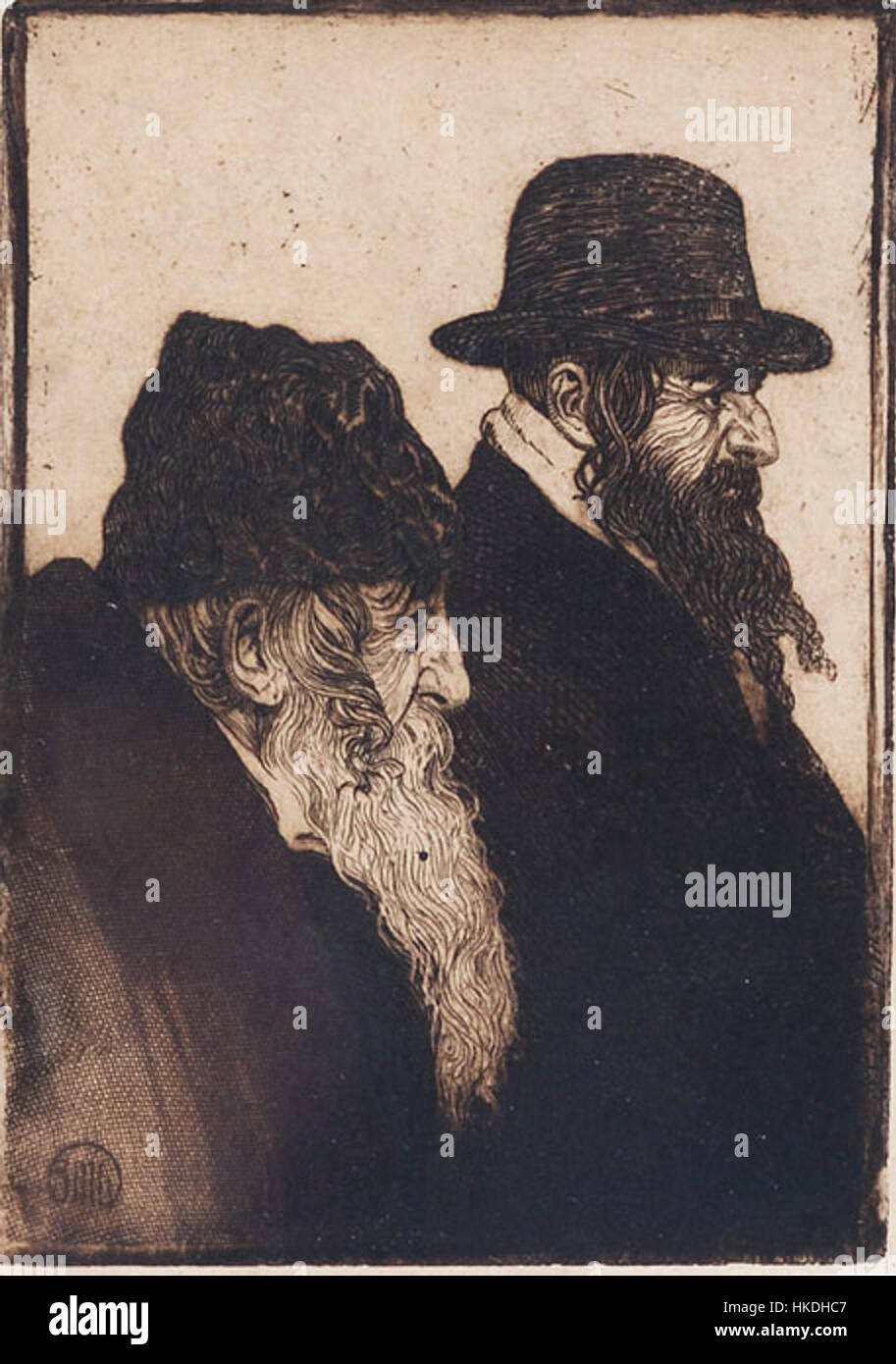 The 'Lilien Jewish Figures' artwork explores Jewish cultural and ...