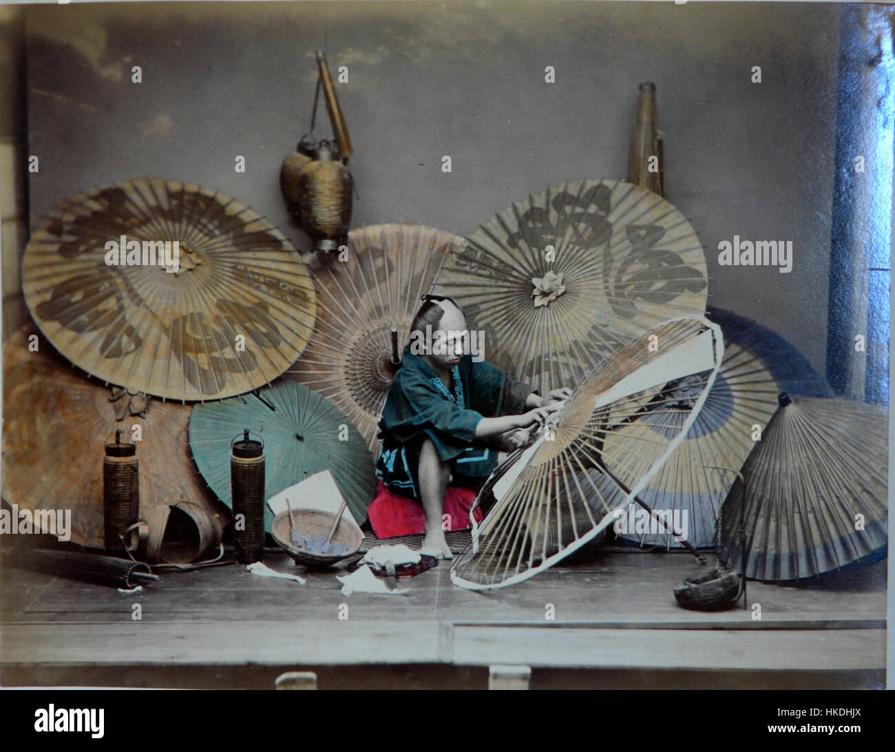 The 'Japon 1886 04' artwork, created in 1886, presents a vivid ...