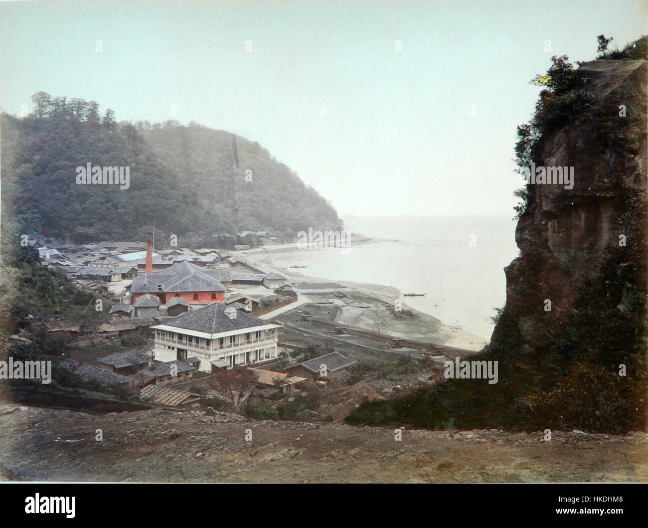 'Japon 1886 43' is a vintage oil painting depicting historical Japanese ...