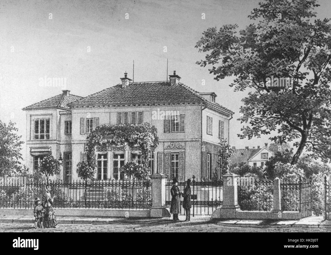 Painting buildings building a city Black and White Stock Photos ...