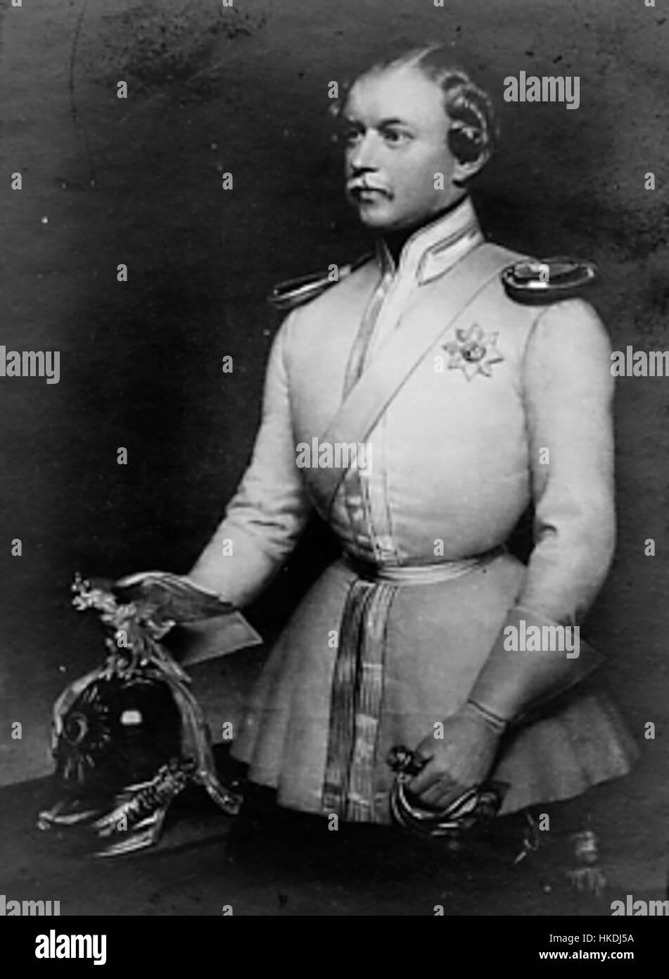 This portrait of Leopold III of Lippe shows the historical figure, capturing his image during ...