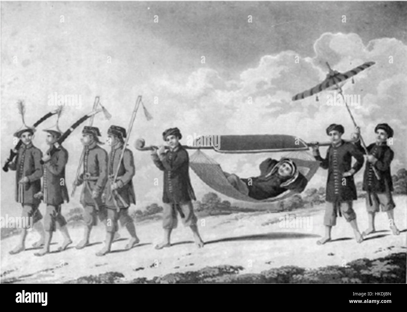 This artwork portrays the military forces of Gia Long, the first ...