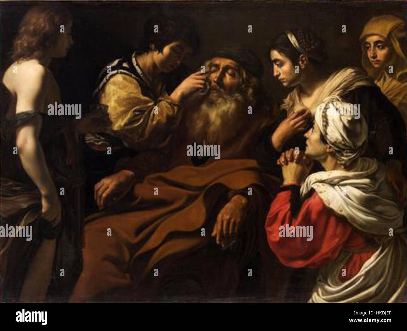 An example of Caravaggism, a style influenced by the Italian artist ...