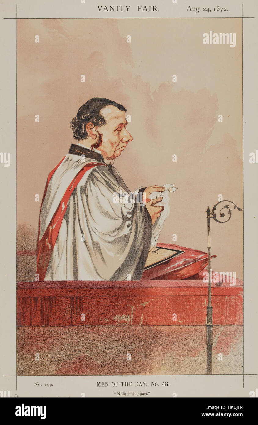 This illustration of Charles John Vaughan, featured in Vanity Fair on ...
