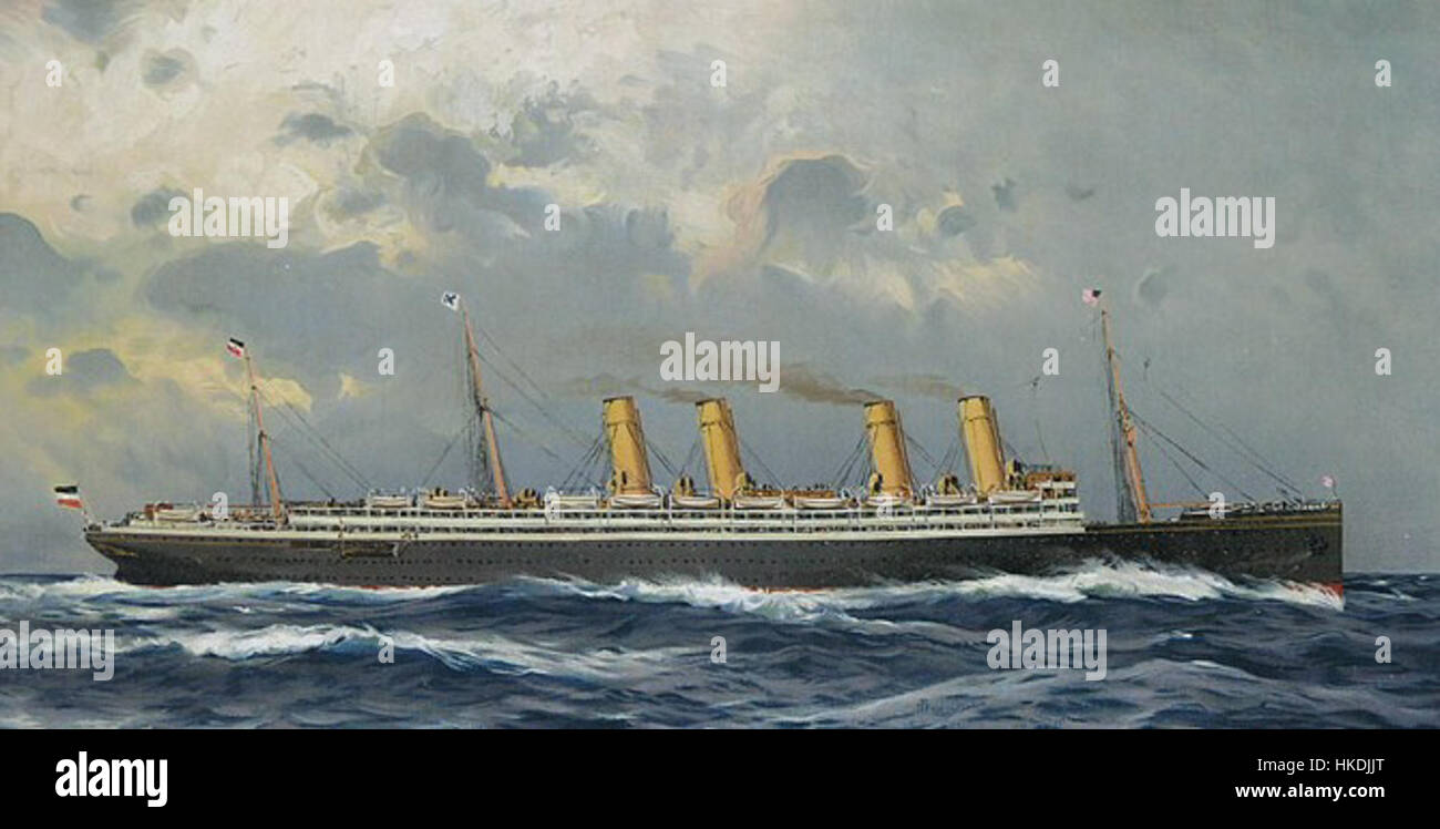 The SS Kaiser Wilhelm II was a German ocean liner launched in the early ...