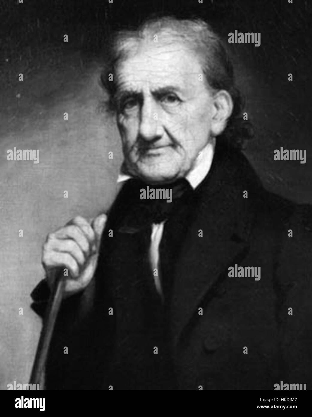 'George Hewes' is a historical portrait that captures a figure from the ...