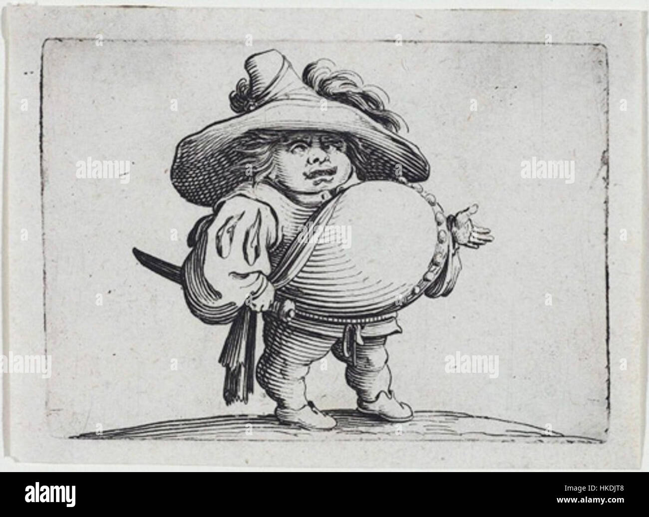 *Mansion House Dwarves* is a painting depicting two small figures ...