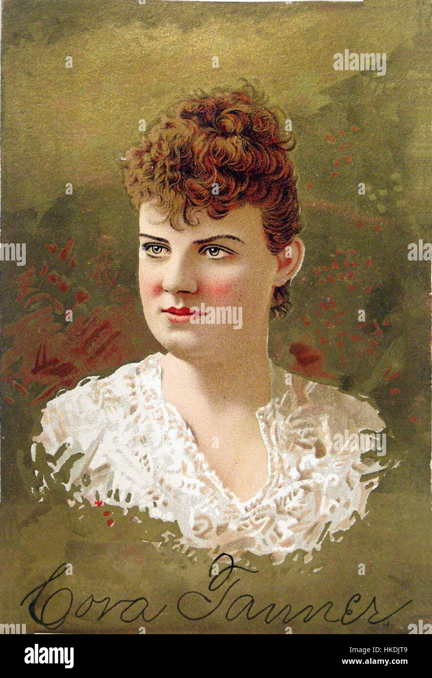 Cora Tanner is a piece of historical art, showcasing the artist's skill ...