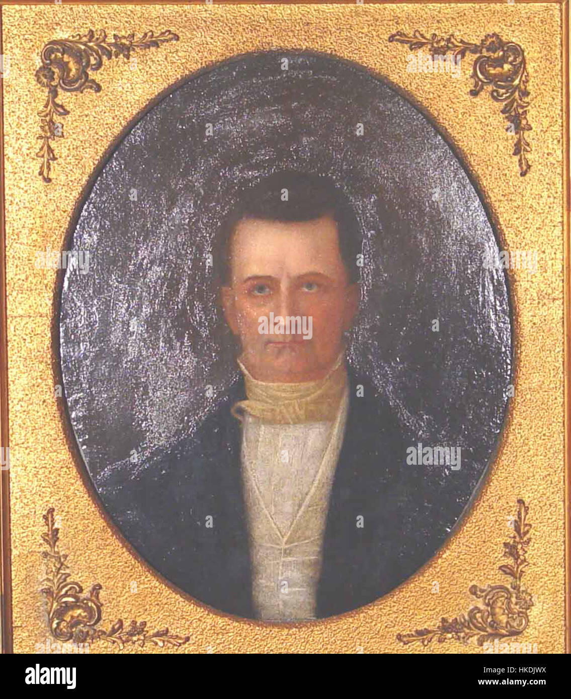 This oil painting portrays Henry Watkins Collier, the 22nd Governor of ...