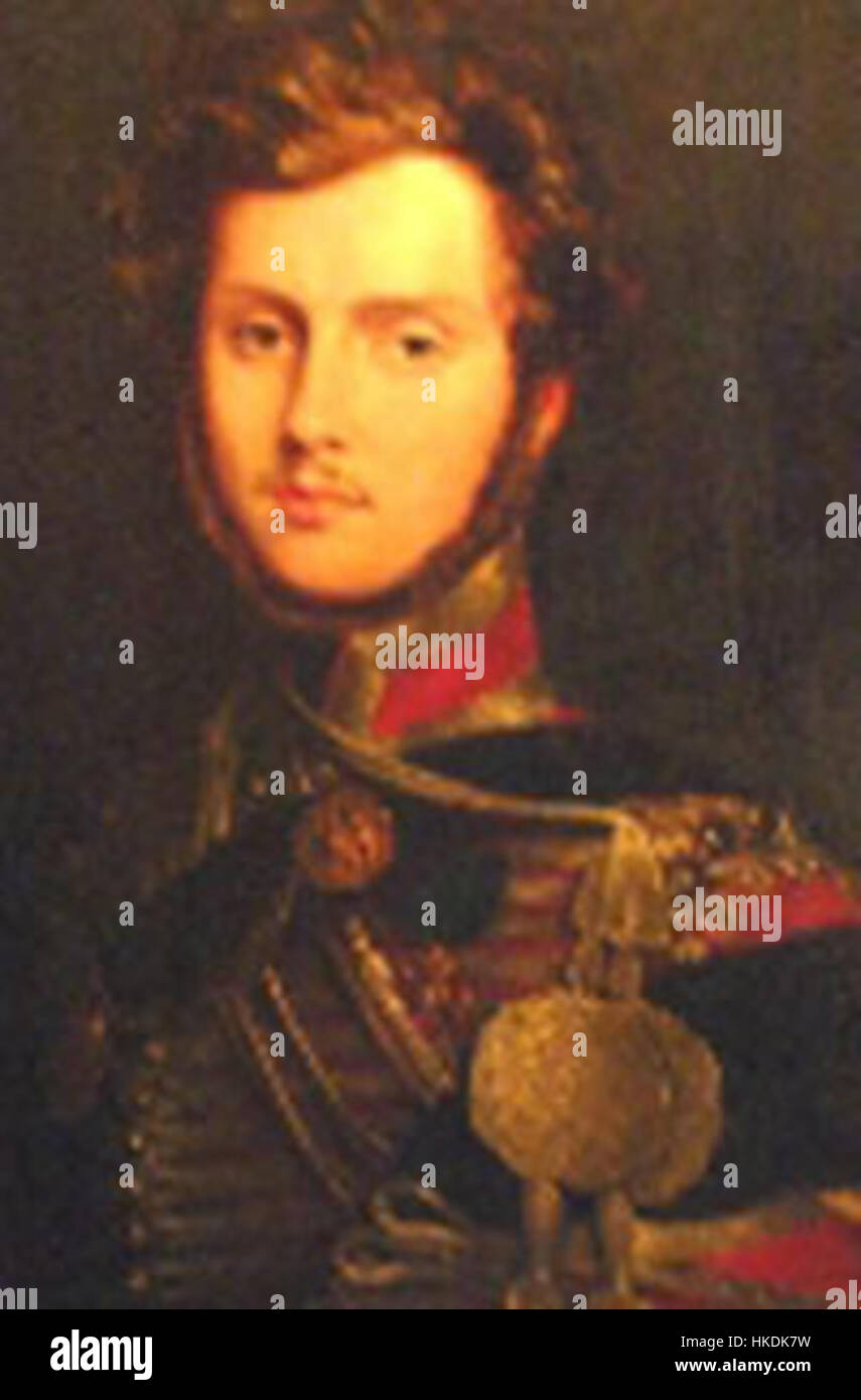 A portrait of Alexandre Walewski, the French diplomat and politician ...