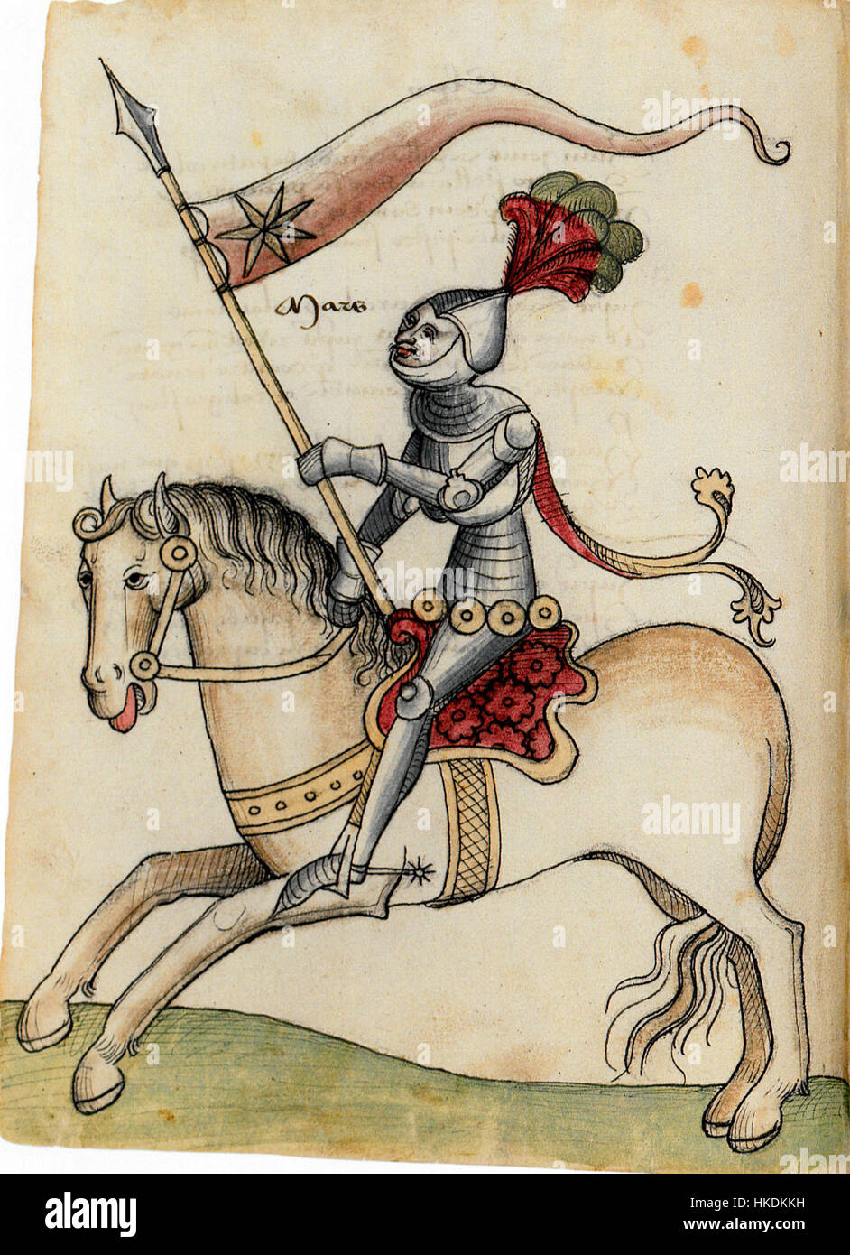 Konrad Kyeser, Bellifortis, Clm 30150, Tafel 17, Blatt 85v Stock Photo ...