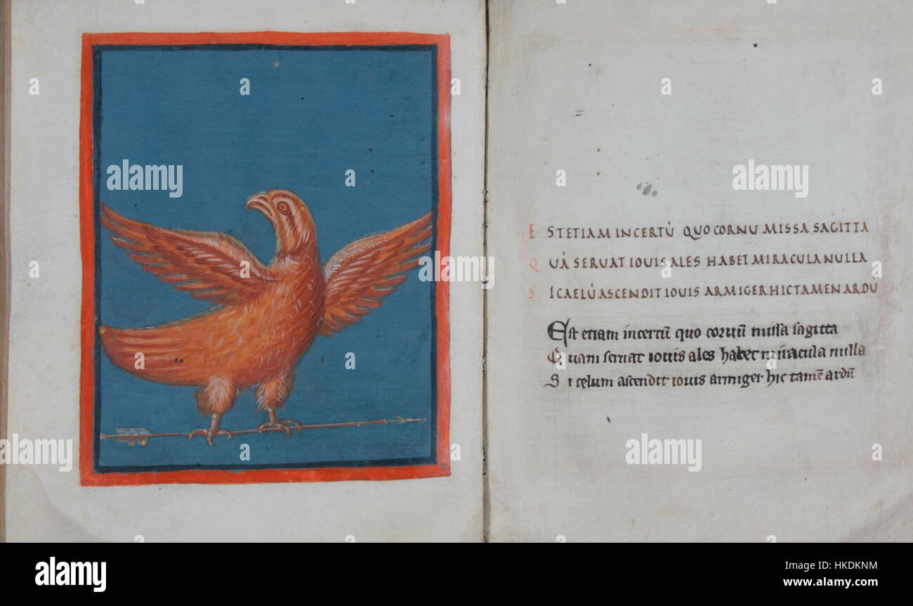 A manuscript illustration from the 'Aratea,' a Greek astronomical text ...