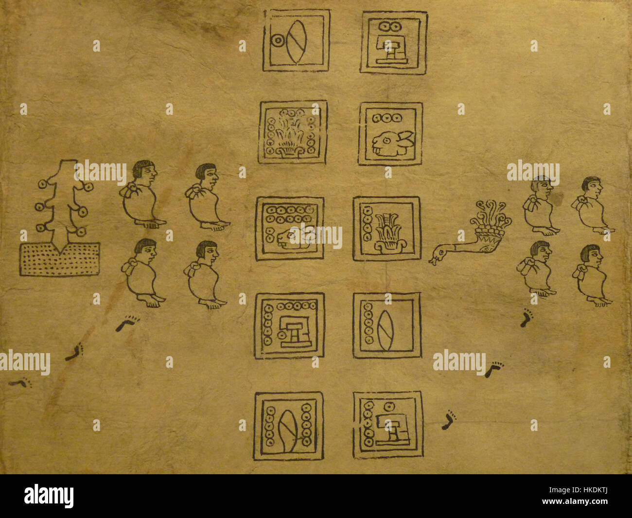 The Boturini Codex (folio 8) is an ancient manuscript that provides ...