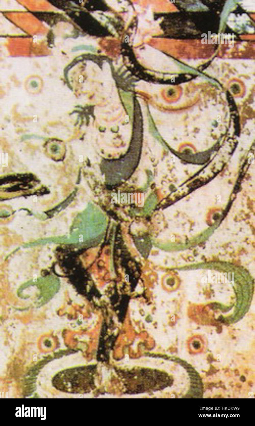 ‘Tang Dancer 2’ is a historical painting representing the traditional ...