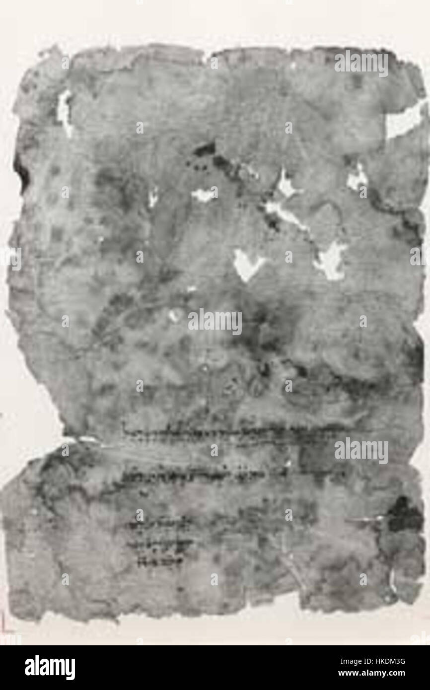 A fragment from the Cairo Geniza, showcasing a document written by ...