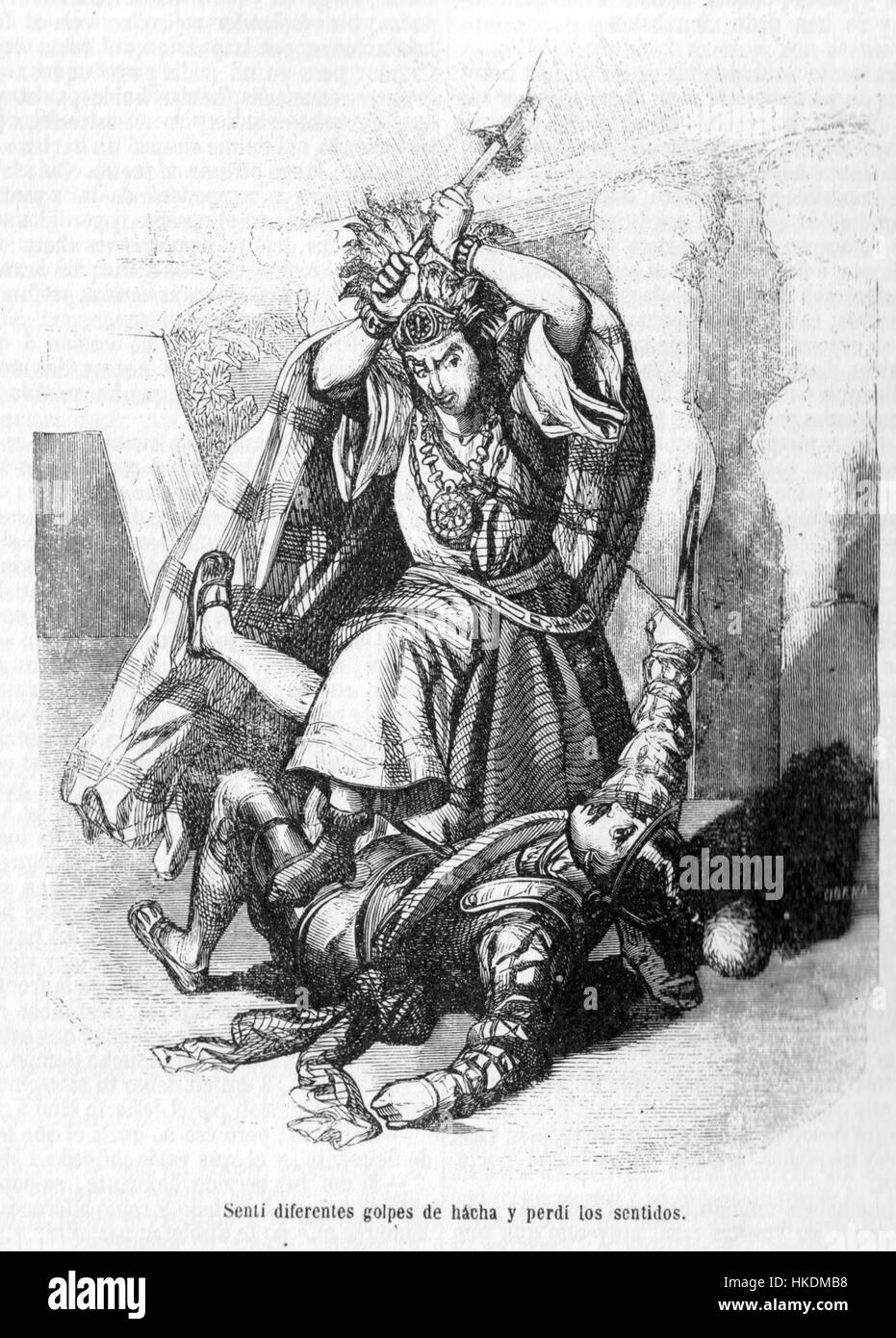 An illustration from 'Los Monfies de las Alpujarras' on page 85 ...