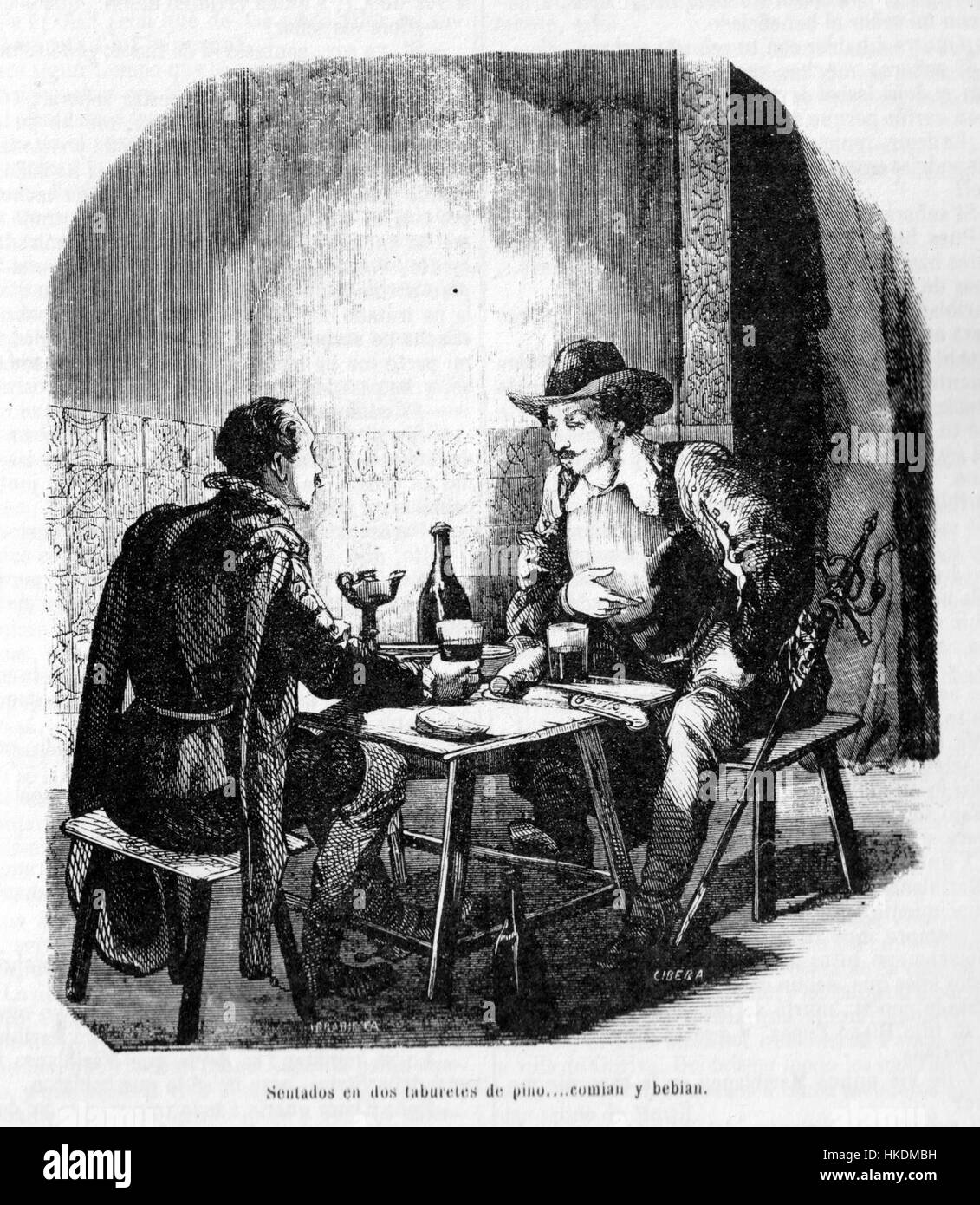 The illustration from *Los Monfies de las Alpujarras* on page 253 ...