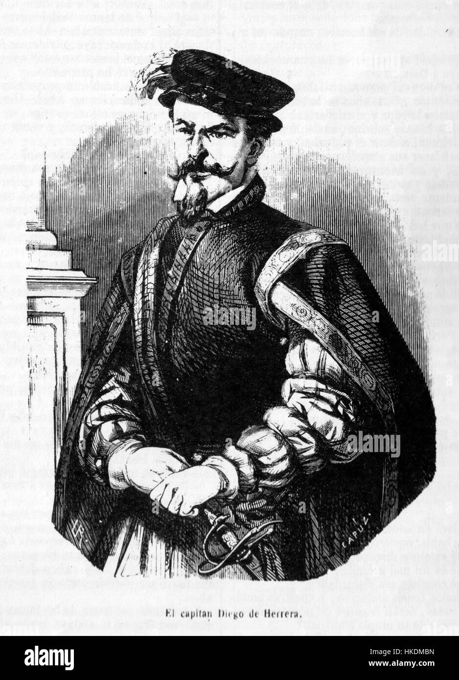 *Los Monfies de las Alpujarras* is an illustration from a historical ...