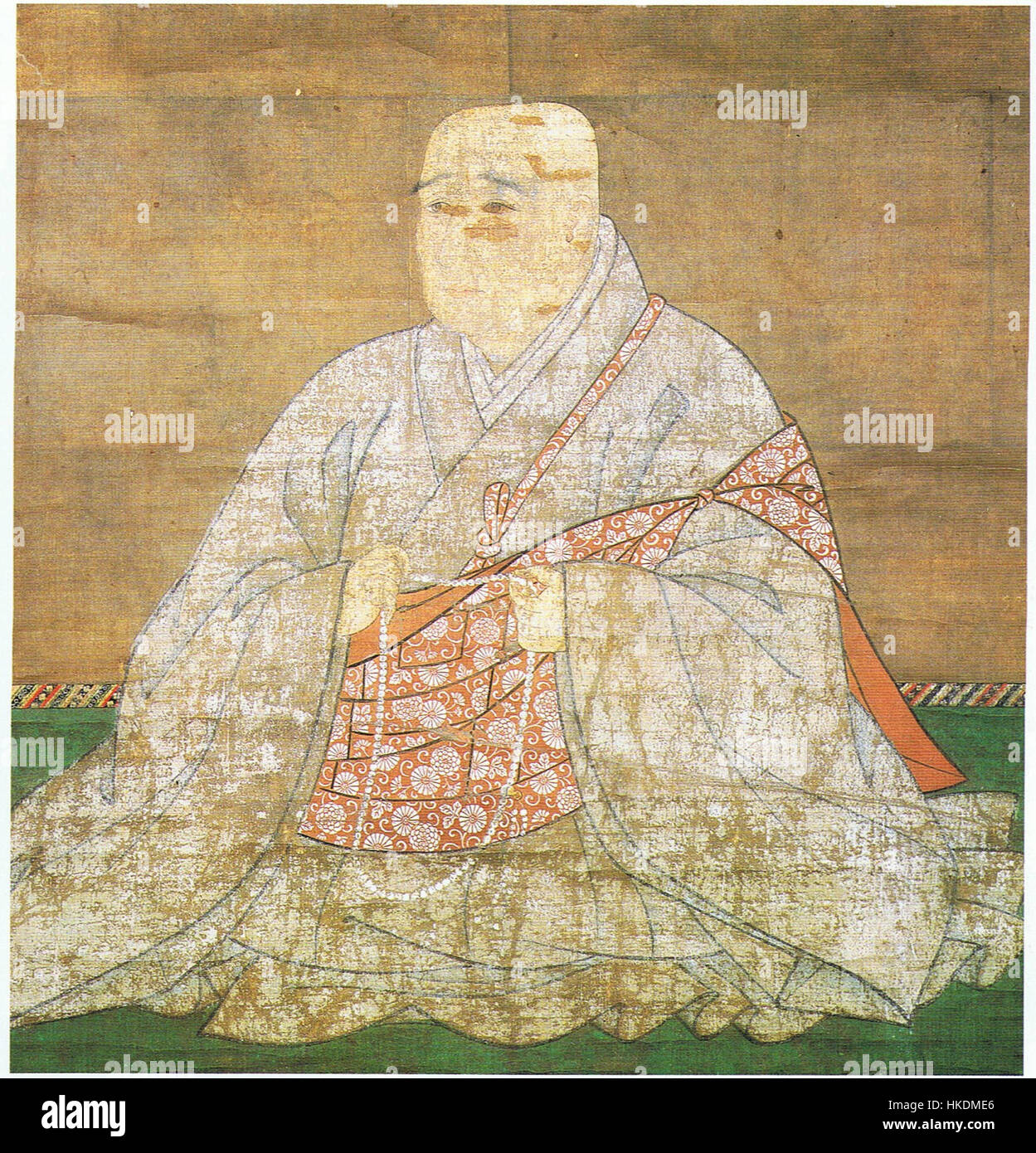 This portrait of Emperor Goshirakawa of Japan captures the imperial ...