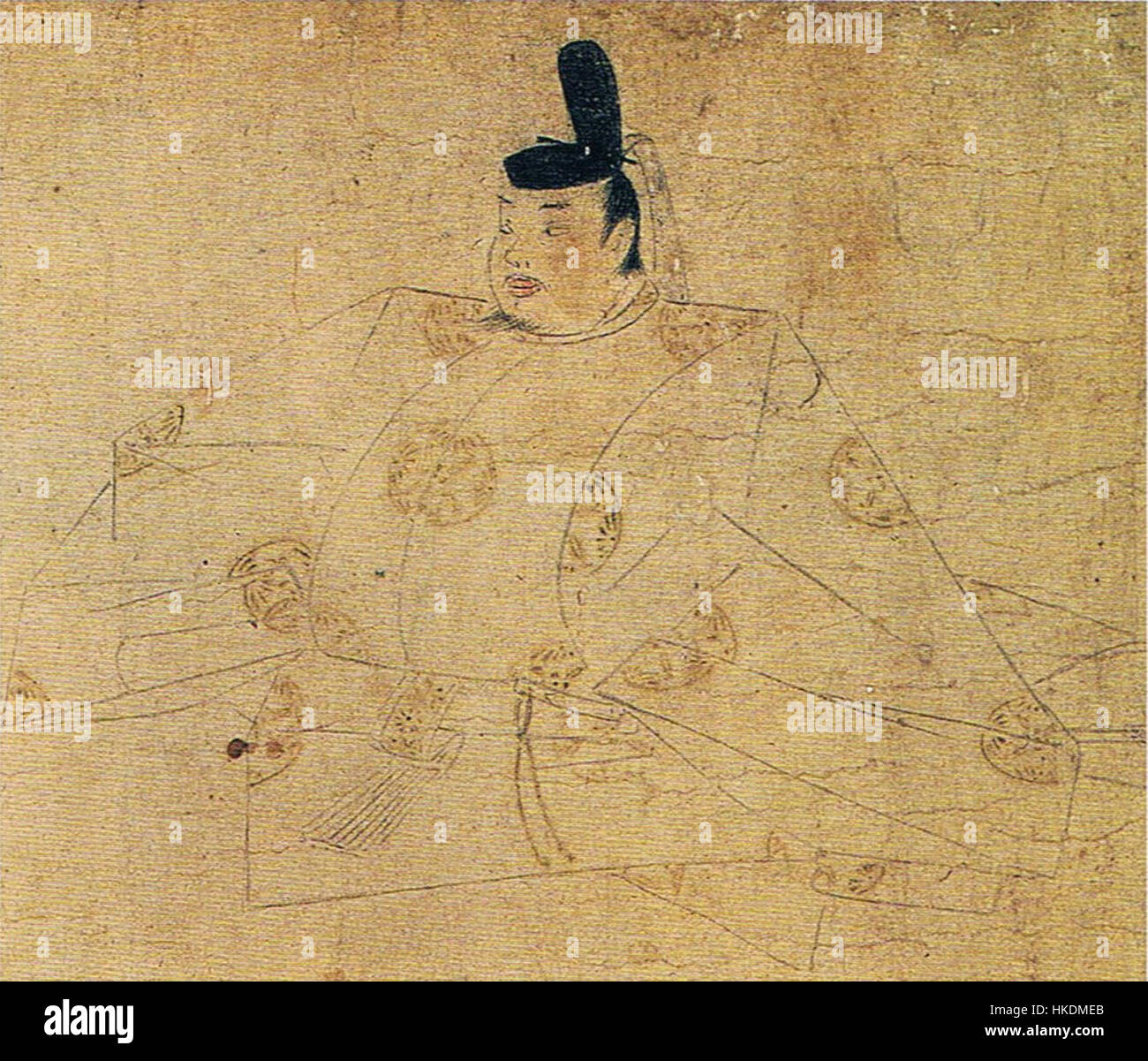 The portrait of Fujiwara no Tadamichi, a prominent 12th-century ...