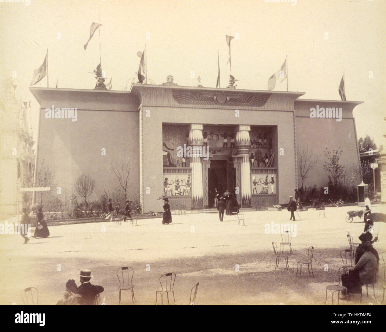 The Pavilion of the Suez Canal Company at the 1889 Paris Exposition ...