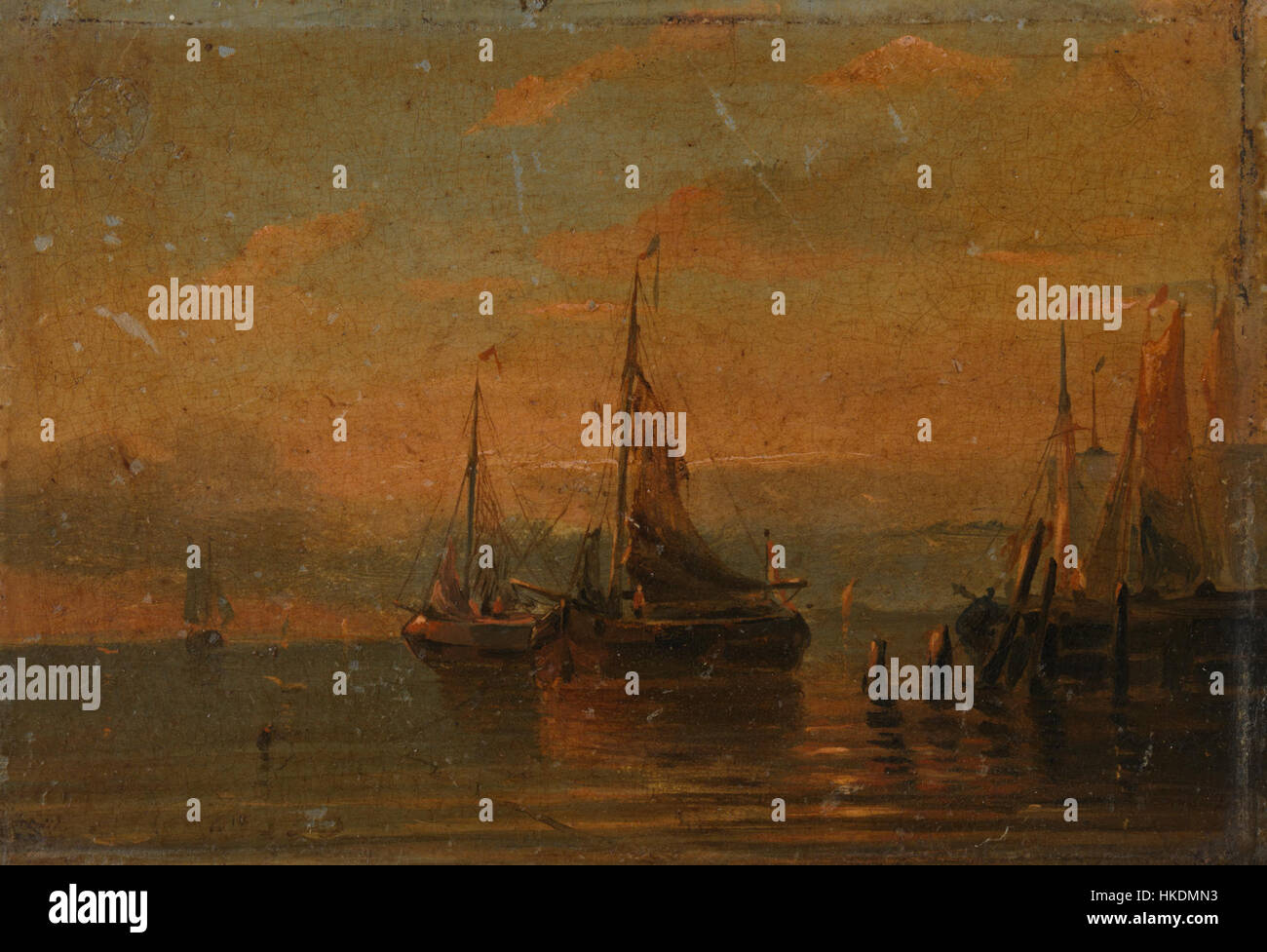17th century port scene hi-res stock photography and images - Alamy