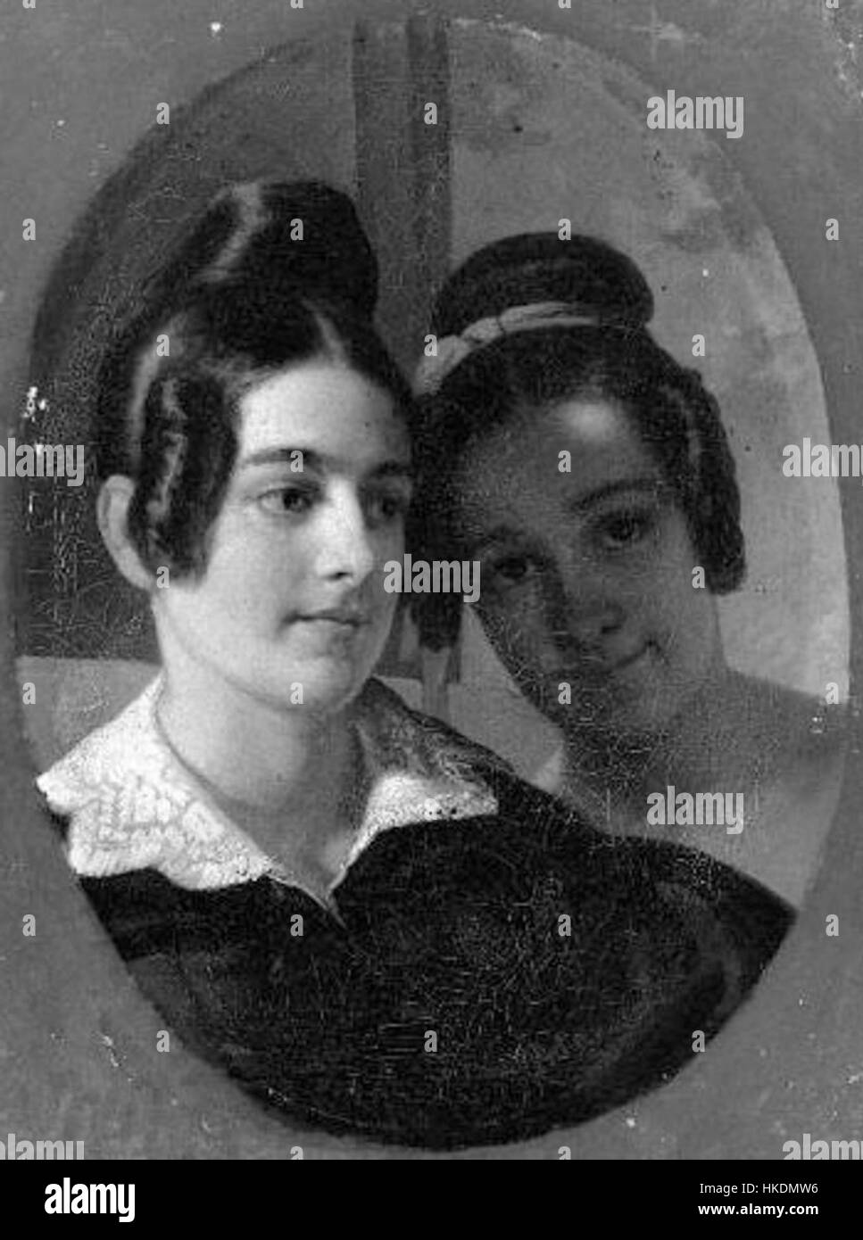 Painted by Francis Alexander around 1835, this portrait of Sarah ...