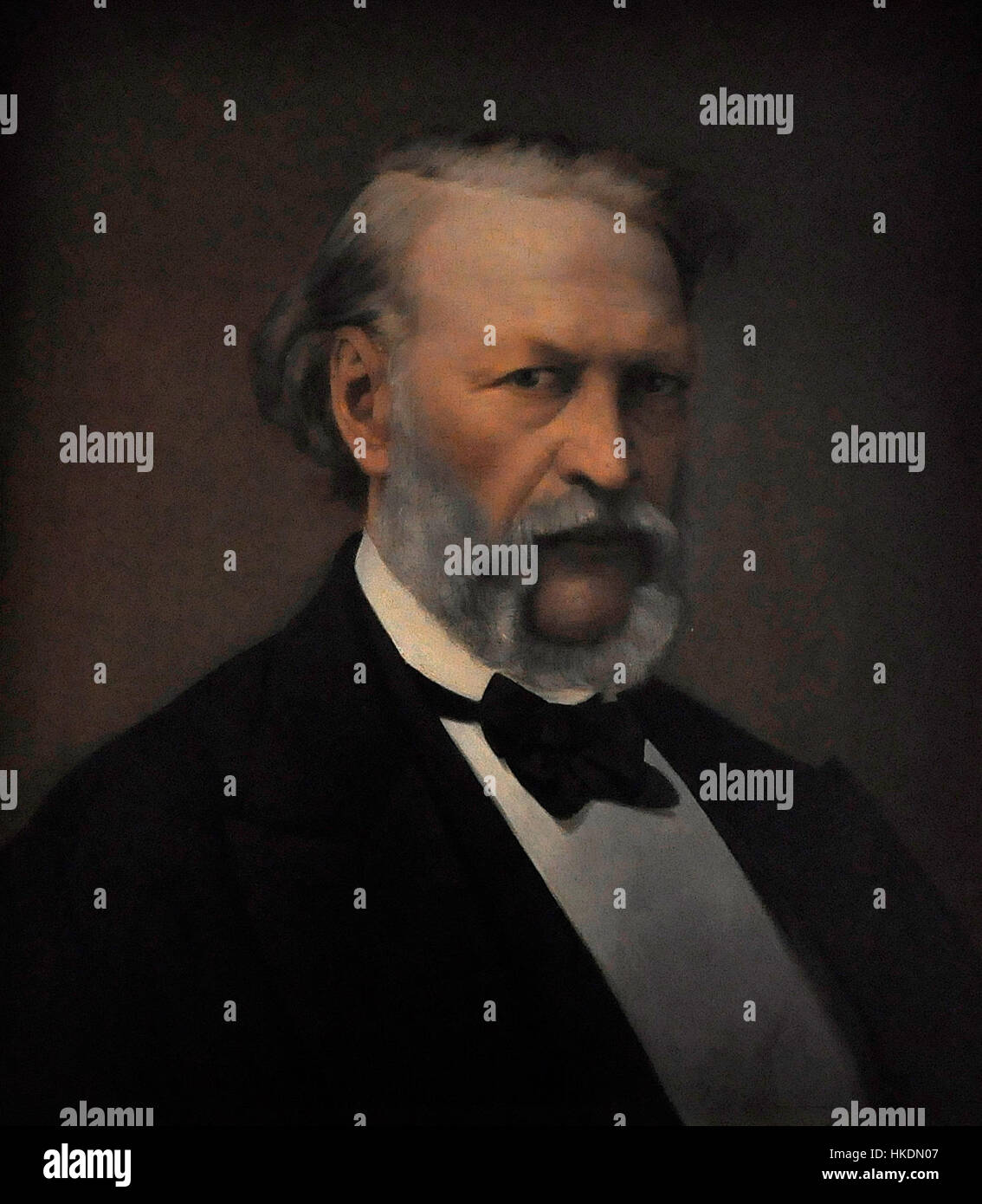 The portrait of Hendrik Conscience, created by Henri De Pondt around ...