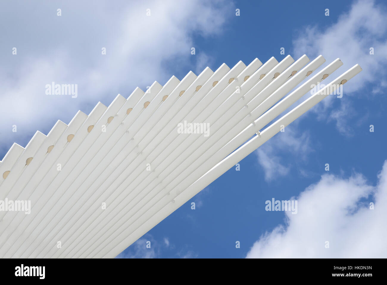 Close detail of the wings spread on Milwaukee Art Museum designed by ...