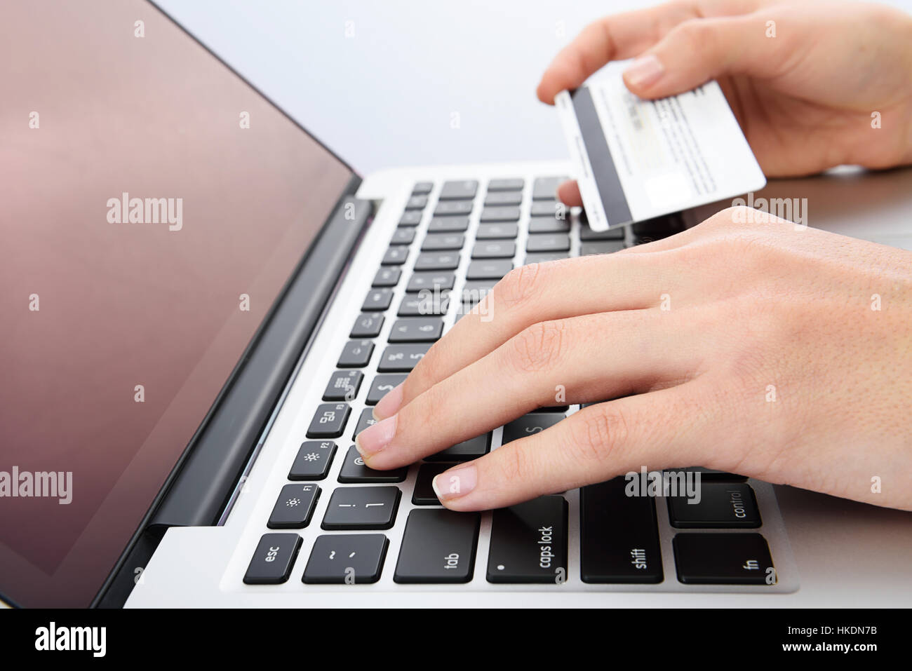 Laptop store above view hi-res stock photography and images - Alamy