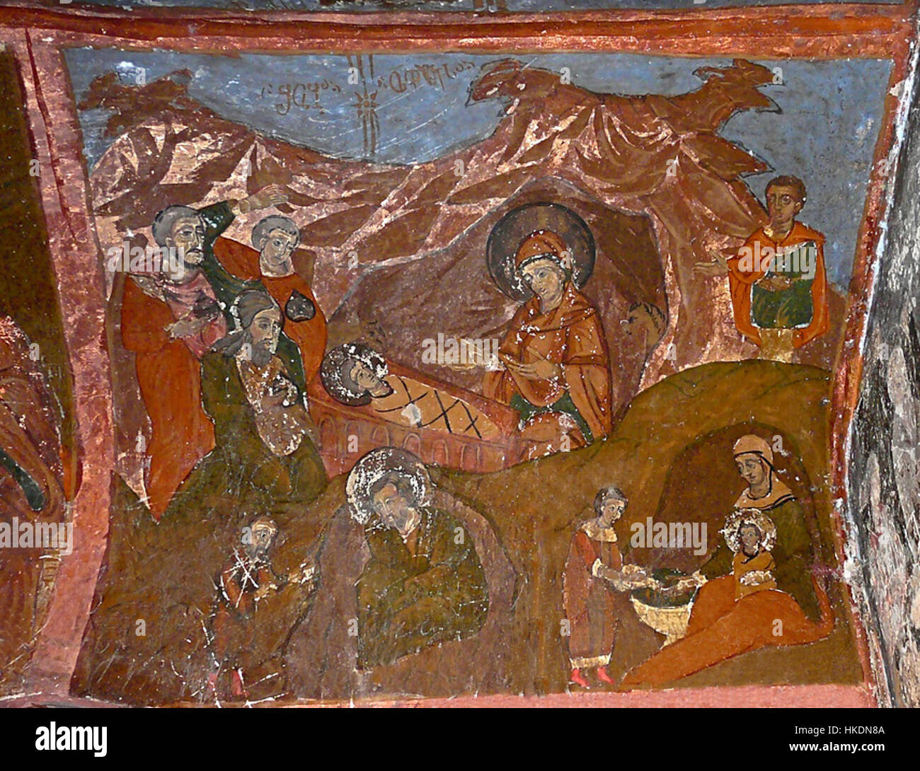 The Ananuri mural, found in Georgia, dates from the medieval period and ...