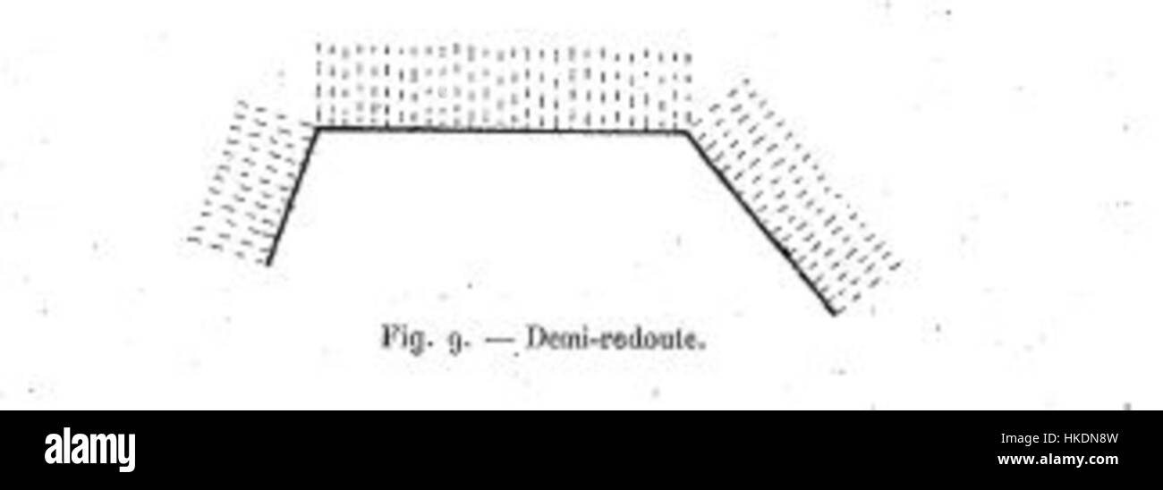 Defensive military fortification Black and White Stock Photos & Images ...