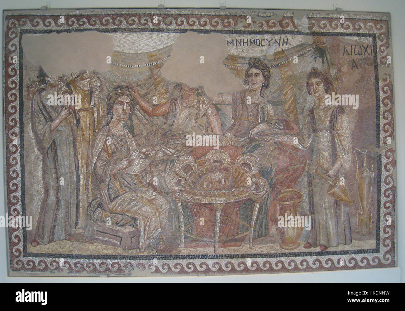 A collection of ancient mosaics at the Worcester Art Museum, showcasing ...
