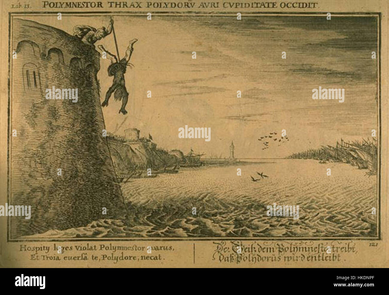 This artwork by Bauer Polydorus Polymnestor illustrates the ...