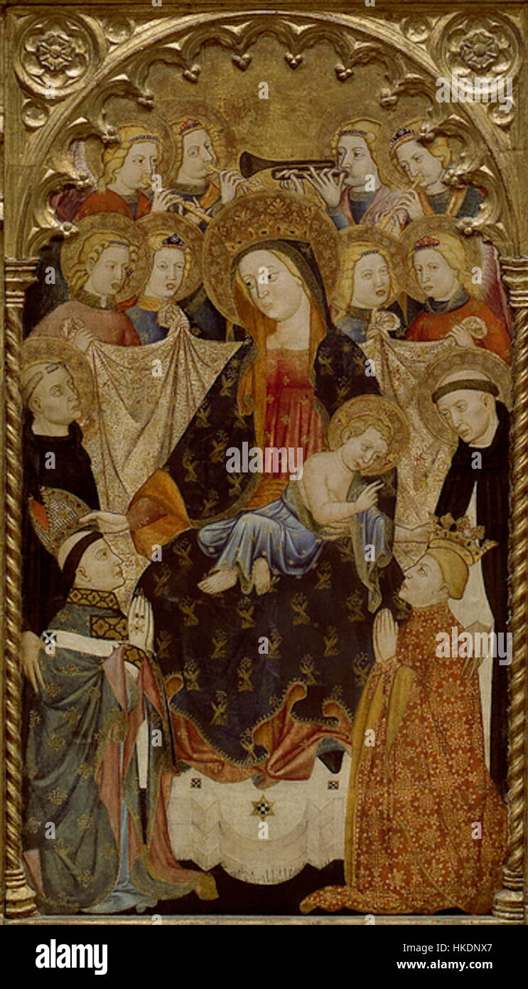 This artwork depicts *Ferran d'Antequera* from the altarpiece of Sancho ...