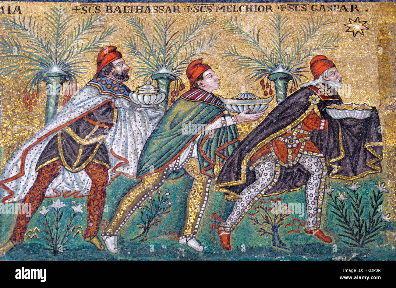 'Journey of the Magi' is a classical painting depicting the three wise ...