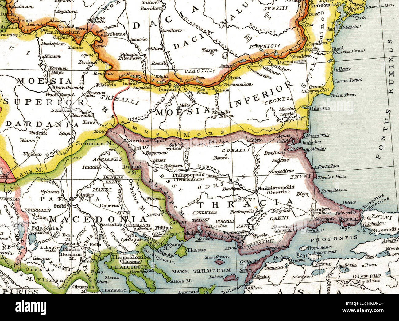 The 'Thracia Outcut' represents historical artistic works from the ...