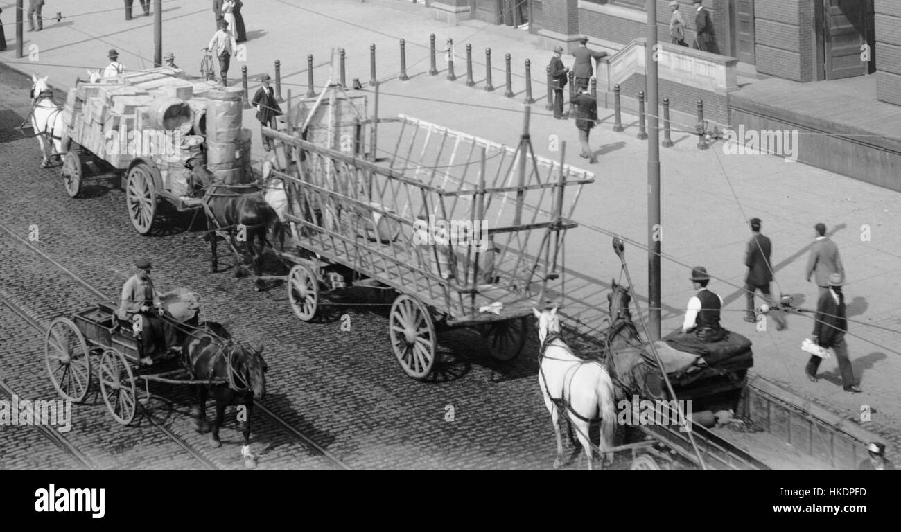 This 1890s photograph captures a detailed view of the Union Station ...