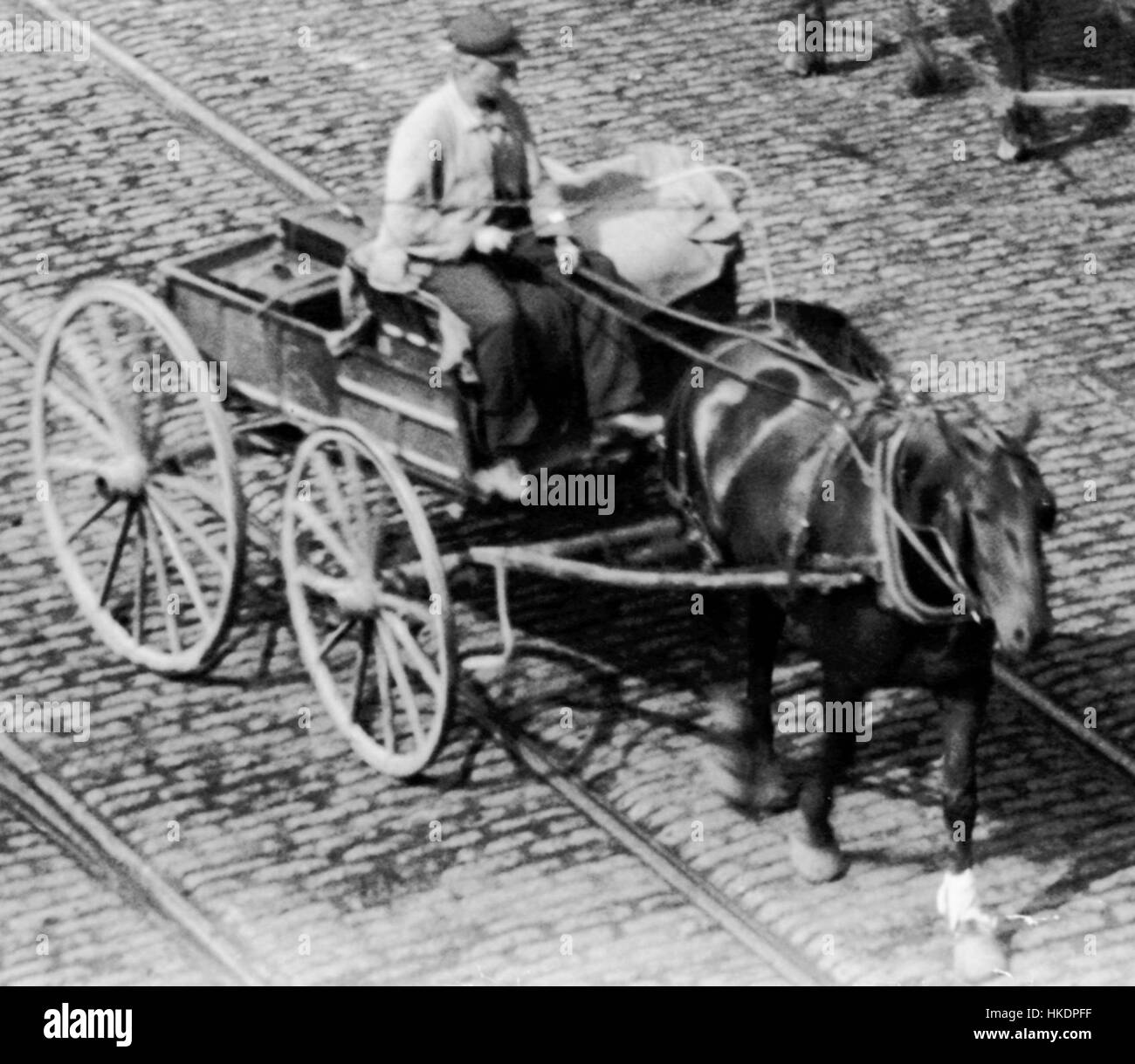 This detailed view of Causeway Street in Boston from the 1890s captures ...