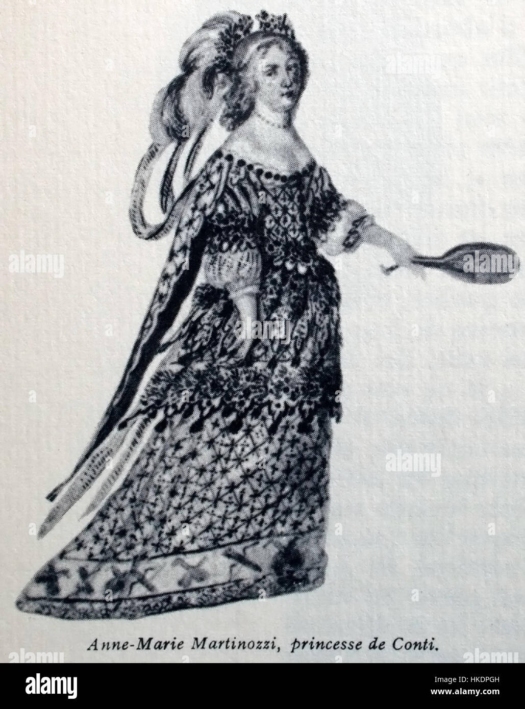 This portrait of Anne Marie Martinozzi, Princess of Conti, captures her ...