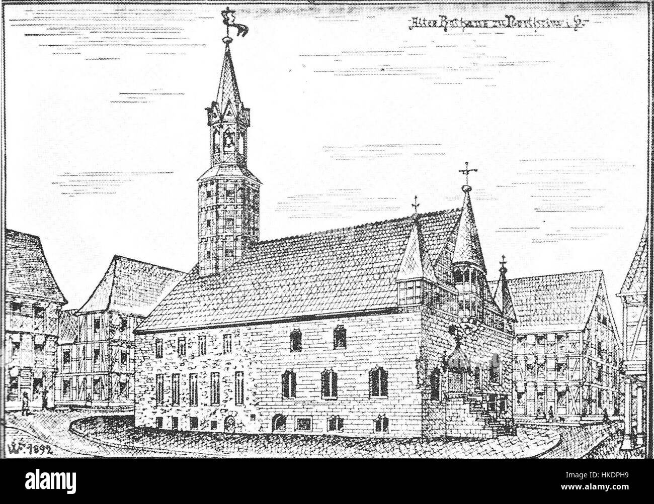 Altes rathaus altes rathaus Black and White Stock Photos & Images - Alamy