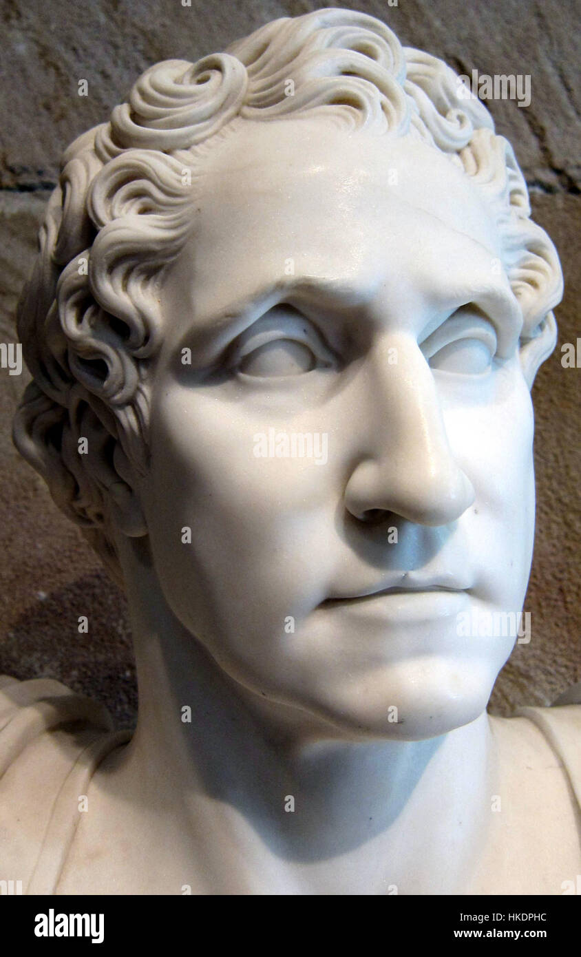 This bust of George Washington, an important historical figure ...