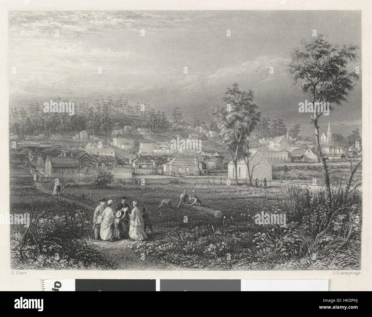 This painting of Daylesford, Victoria by the artist Carse captures the ...