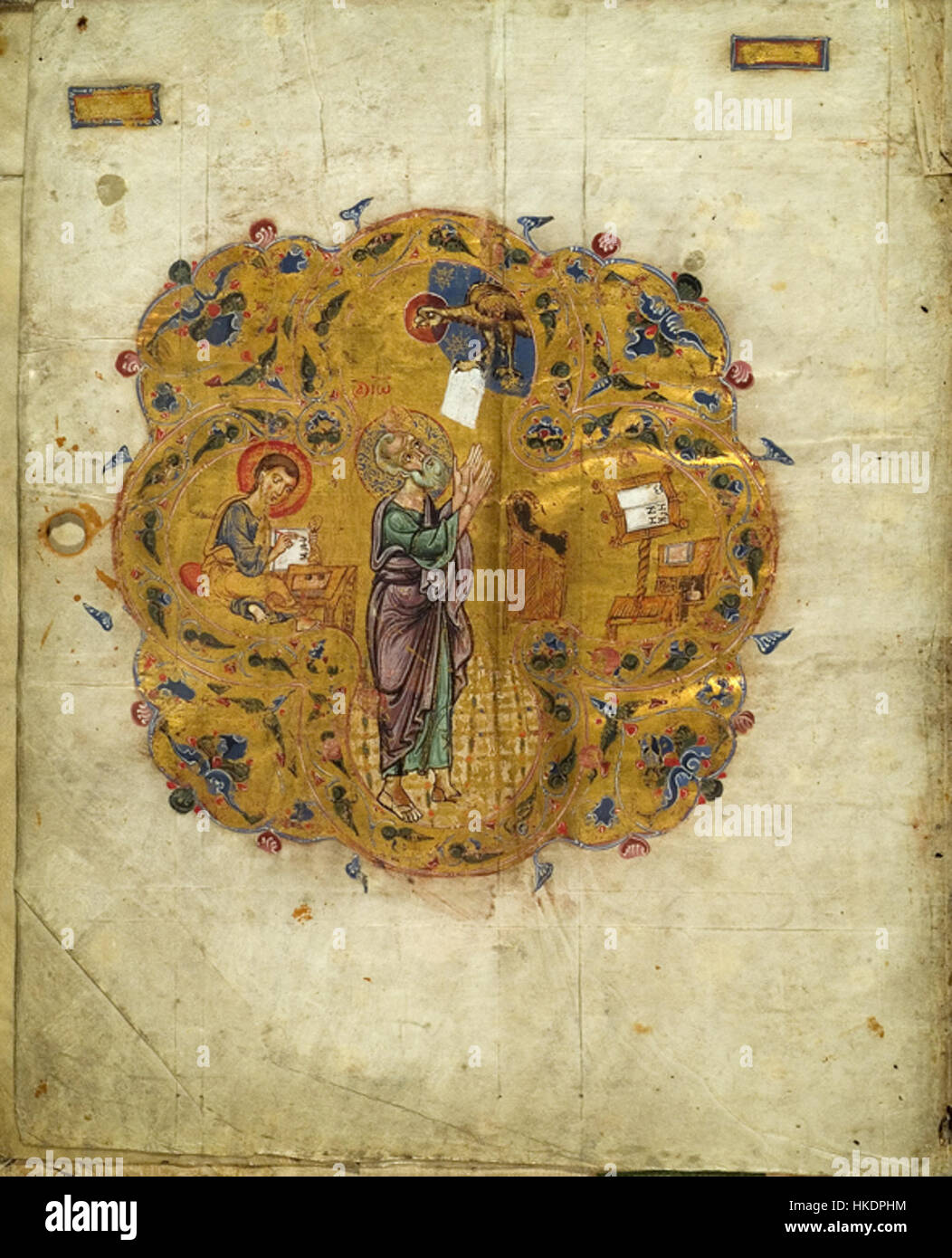 This historical painting of Saint John the Evangelist from the ...
