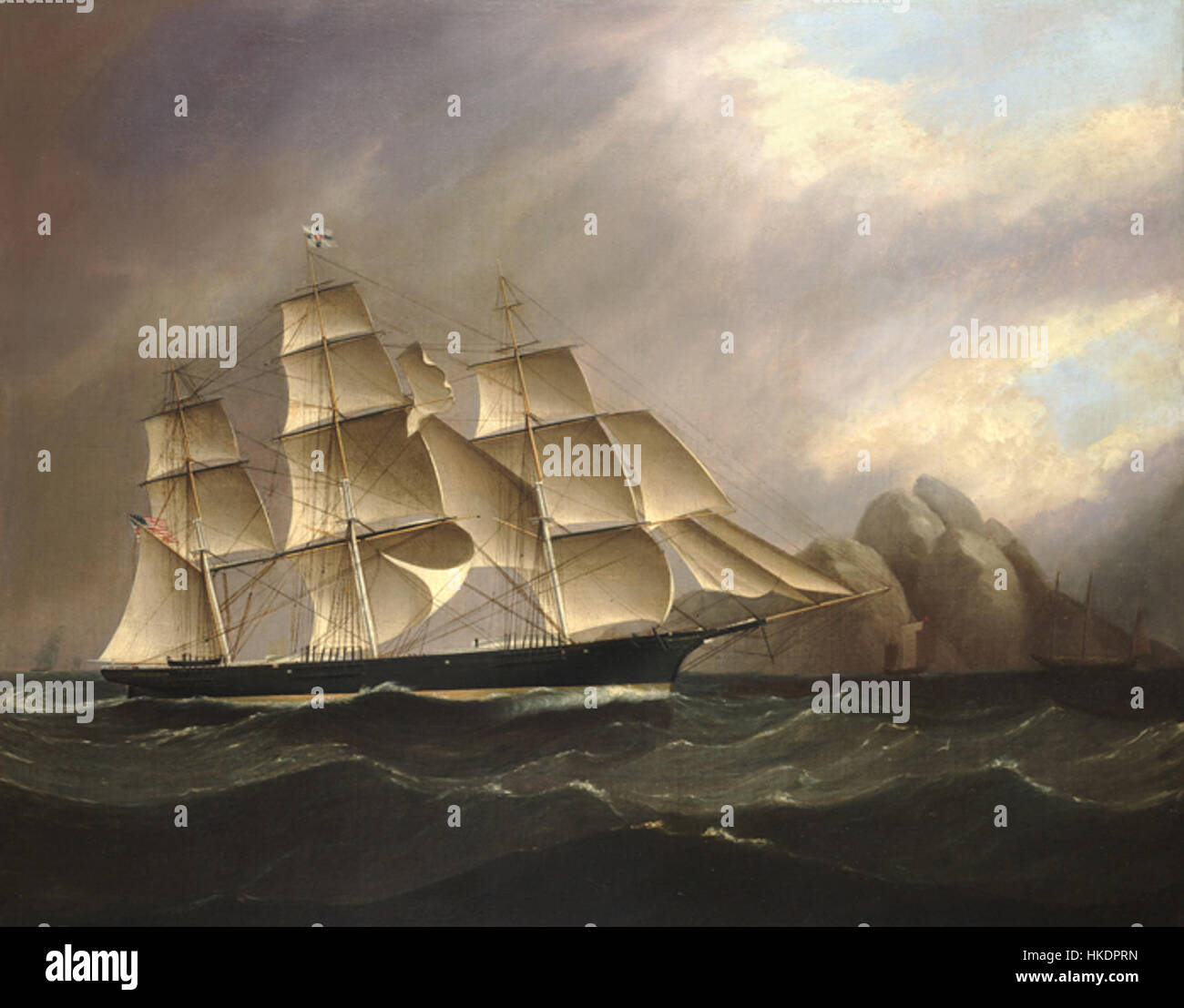 The 'Ocean Telegraph' is a historical piece depicting the invention of ...