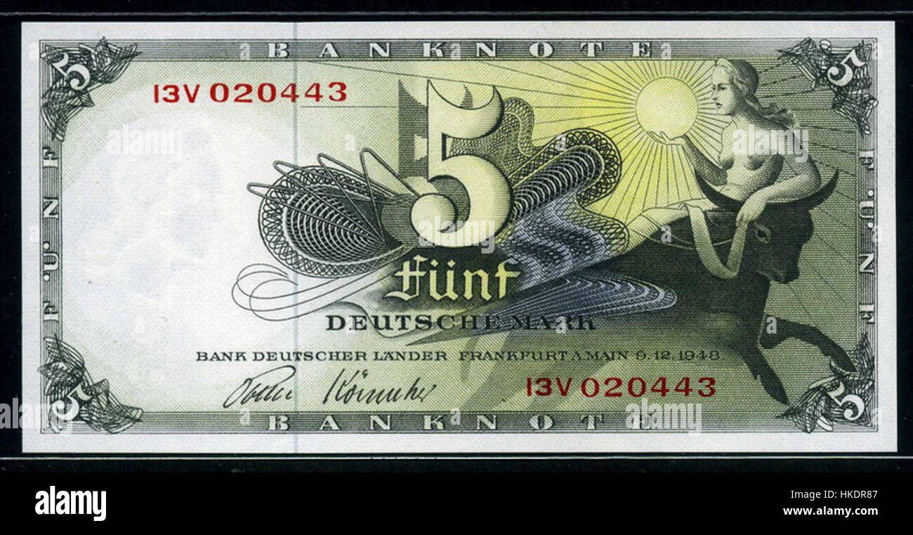 Deutsche mark banknote from hi-res stock photography and images - Alamy