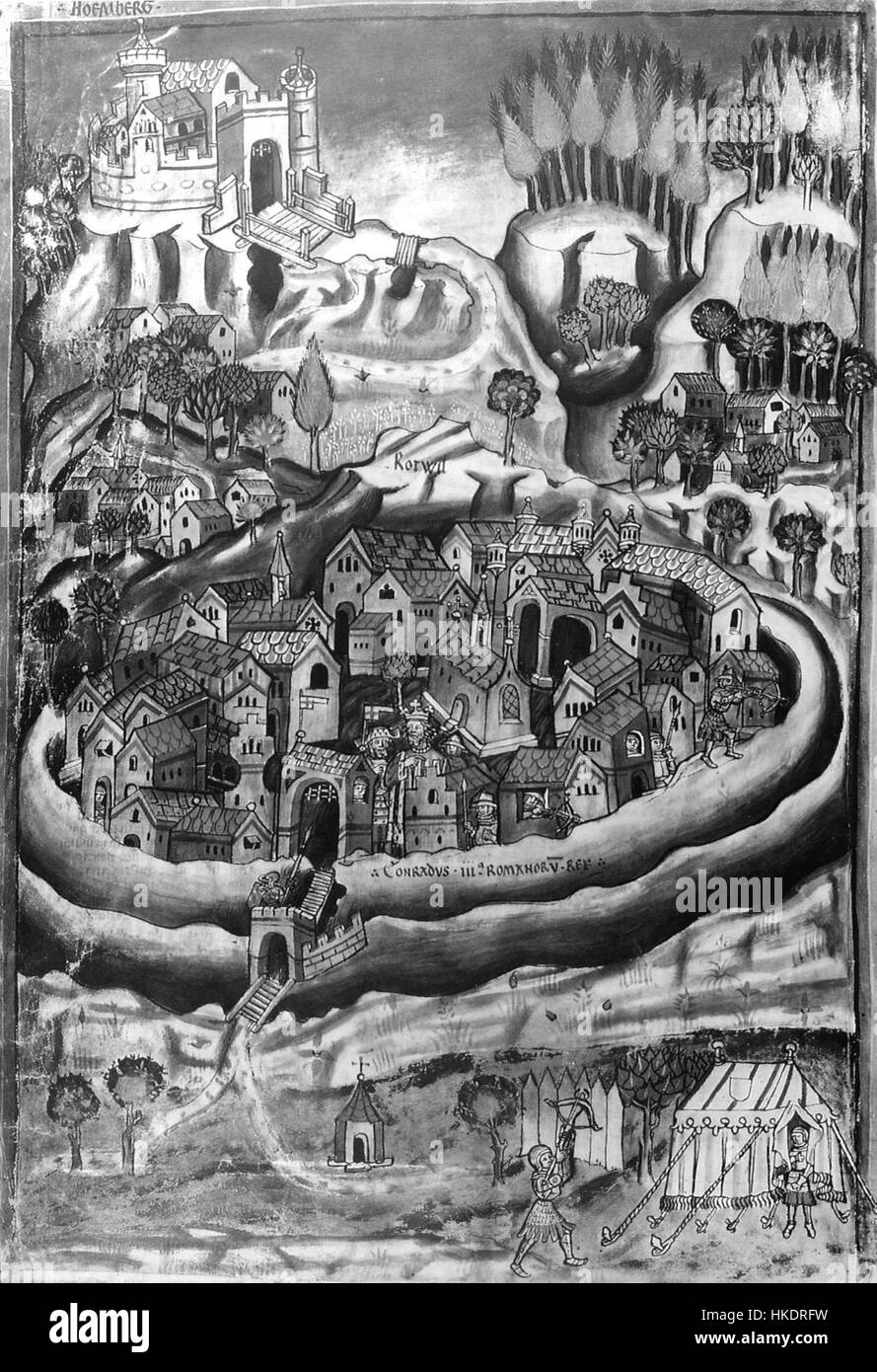This artwork from Reichsstadt Rottweil presents a detailed scene ...