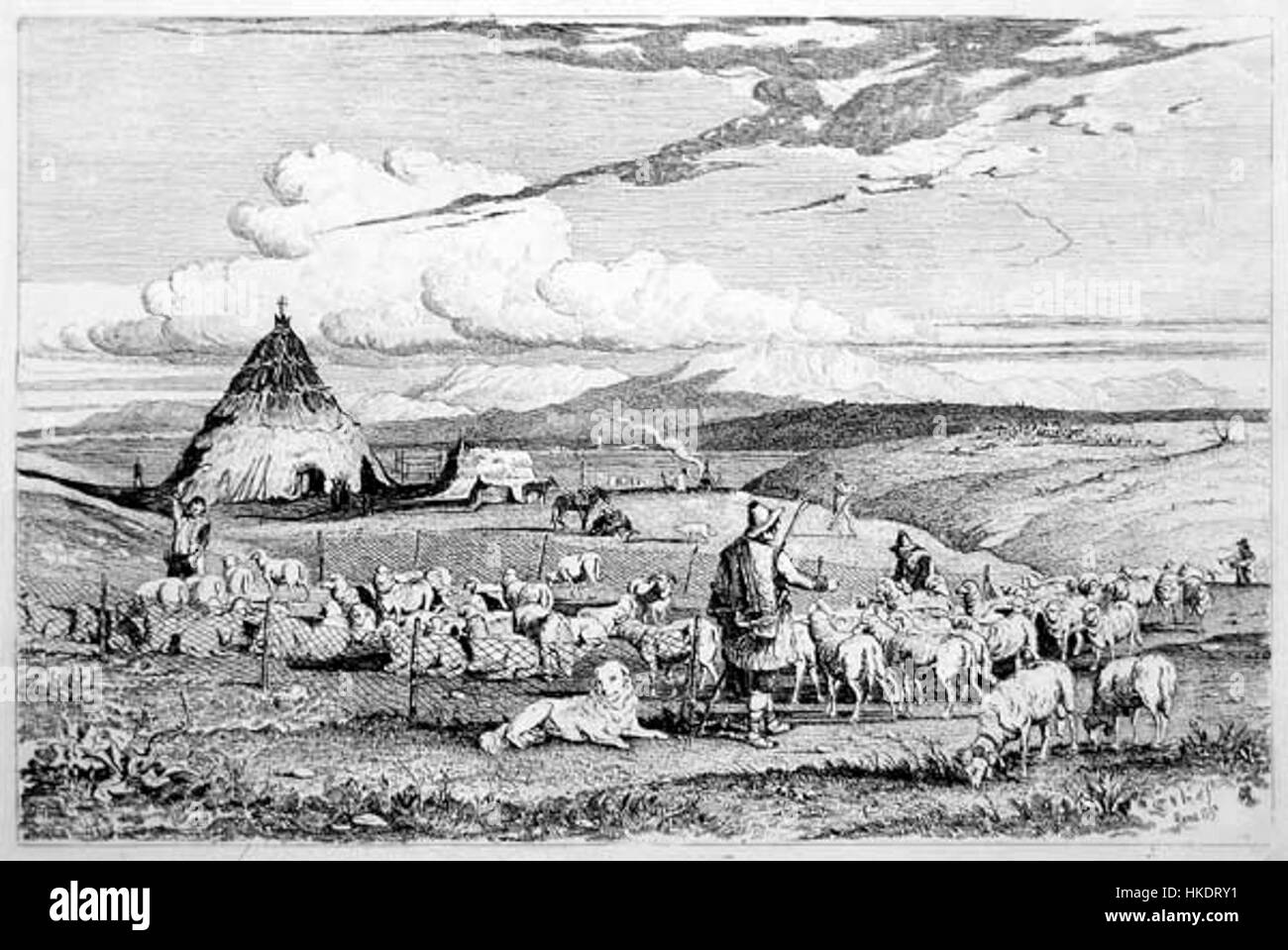 Coleman’s painting 'Shepherds' depicts pastoral life, illustrating ...