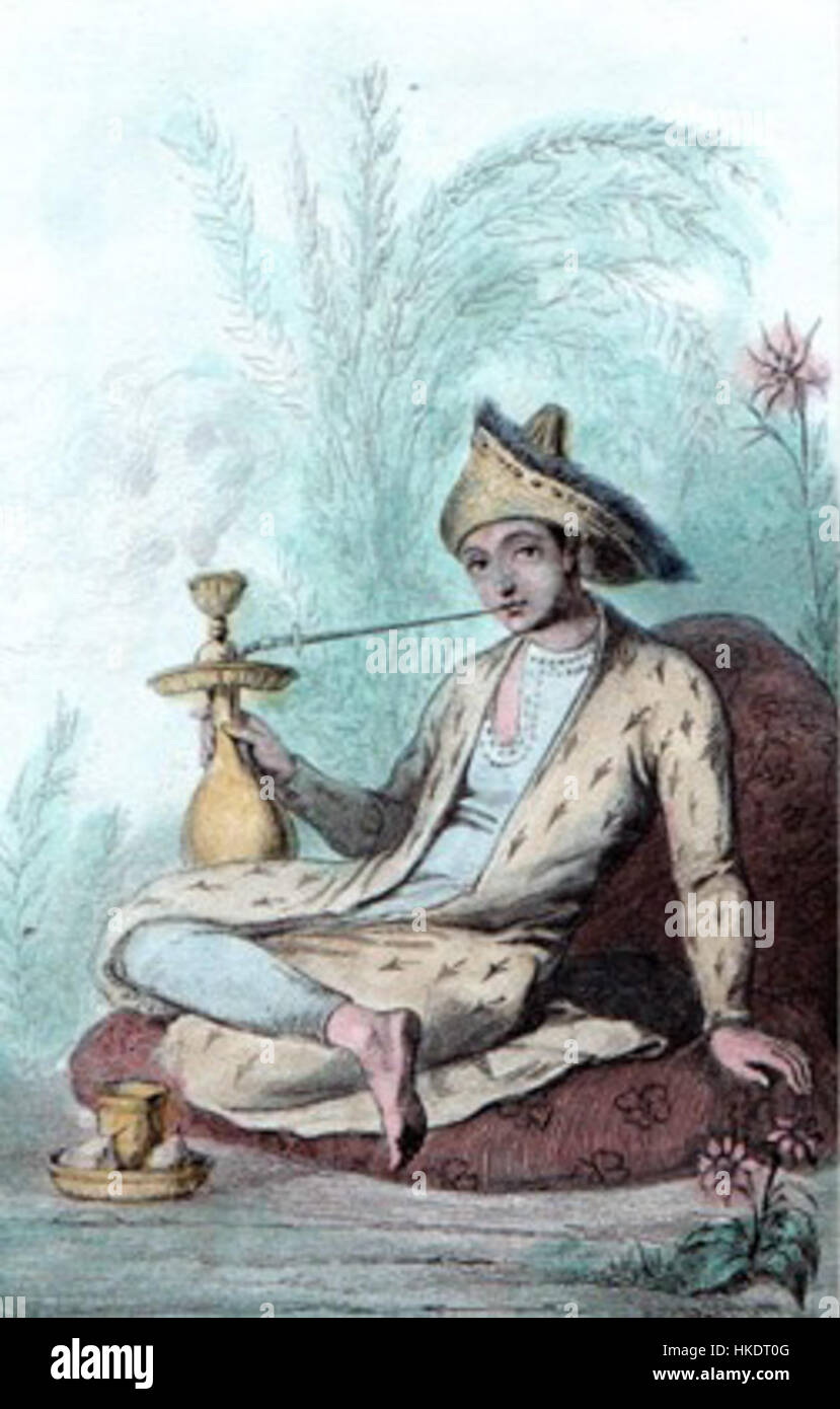 The 'Georgian Page in Persia' painting from 1841 illustrates a ...